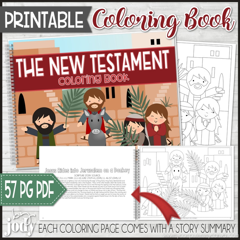 new testament coloring pages lds